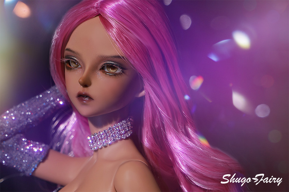 Ingrid Bjd Dolls 1/4 Minifee Nobility Fashion Fullset Toys Fuchsia Preppy Style Resin Ball ...