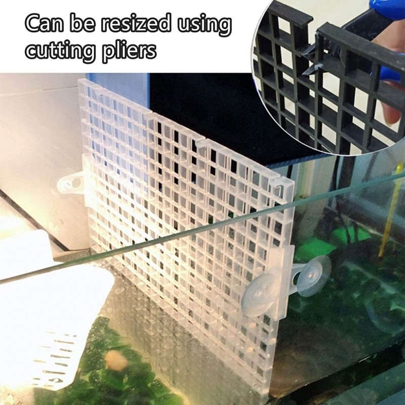 Fish Tank Isolation Board Bottom Divider Aquarium Grid Divider black ...