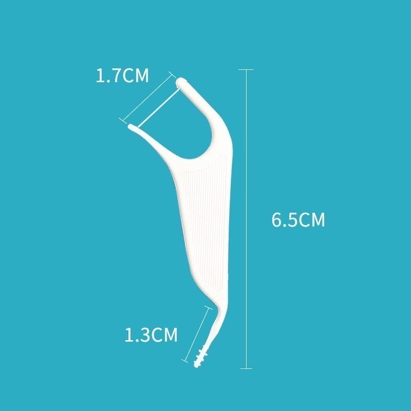 50Pcs/Pack Ortho Floss for Patients with Dental Braces Bracket Cleaning ...