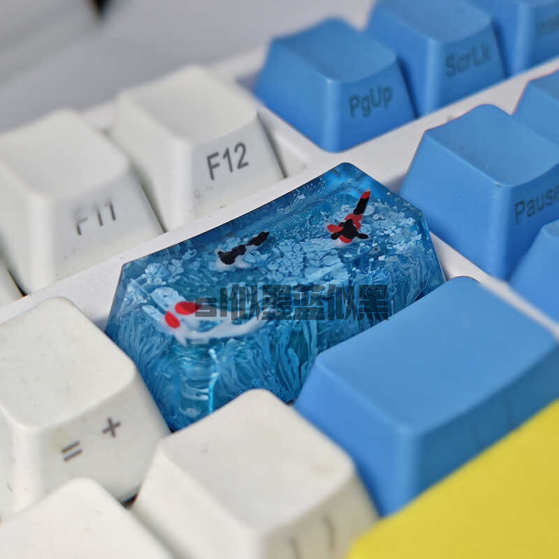 Bacpace 2U Space Resin Keycaps Artisan Keycaps Para Sa Nical Backlit ...