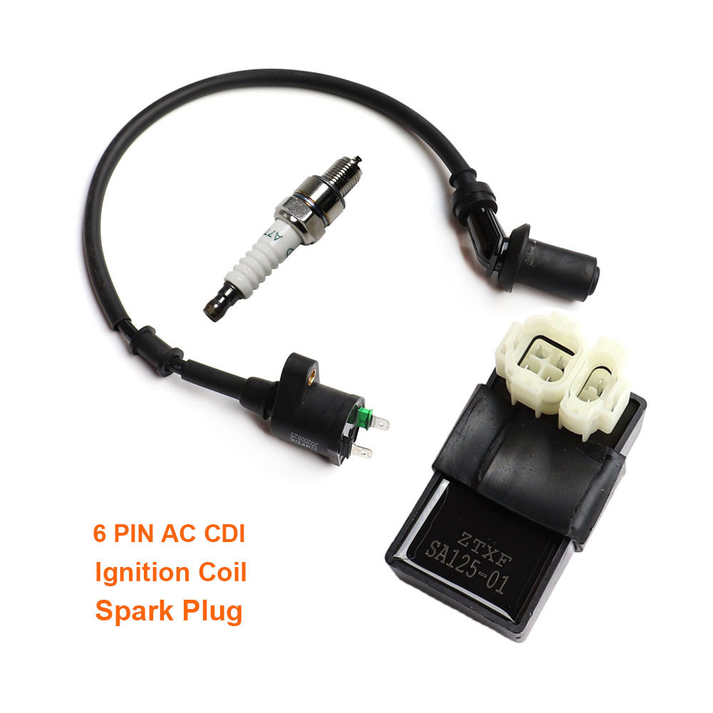 Motorcycle 2 Start Device High Voltage Igniter Racing AC 6 Pin CDI Box ...