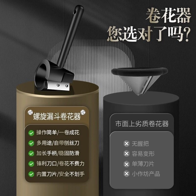 Stainless Steel Creative Spiral Funnel Peeler Cut Flower Cutter Wire ...