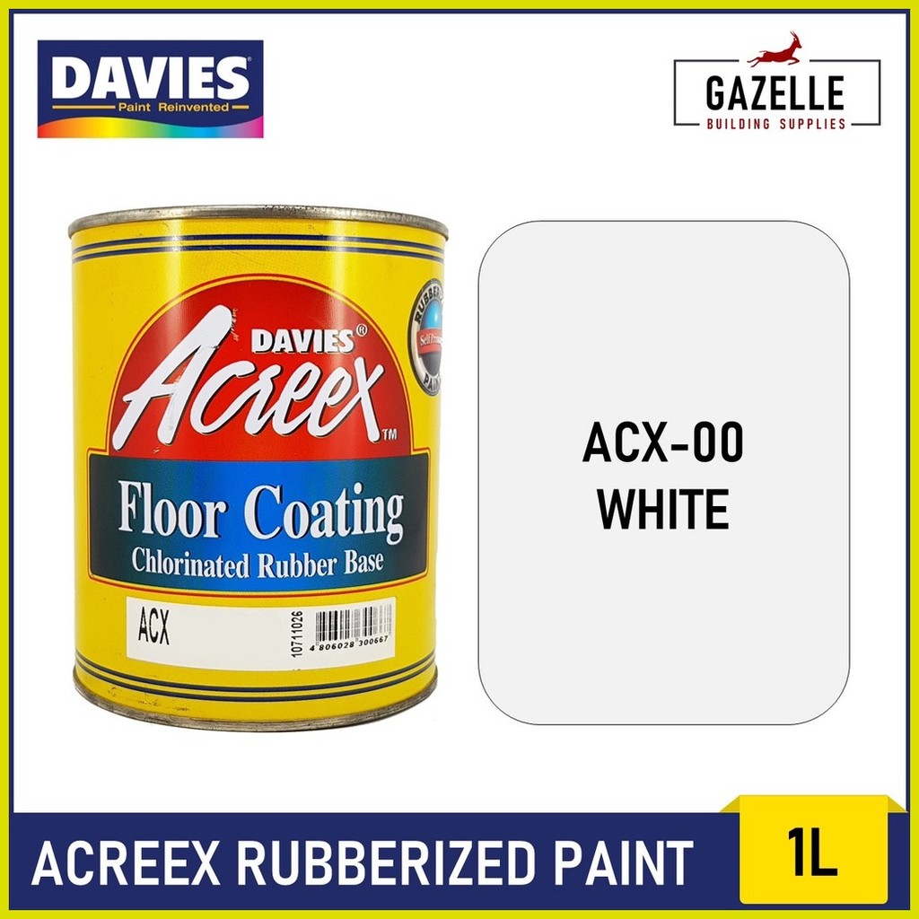 New User Promo Davies Acreex Rubberized Floor Paint 1L | Shopee Philippines