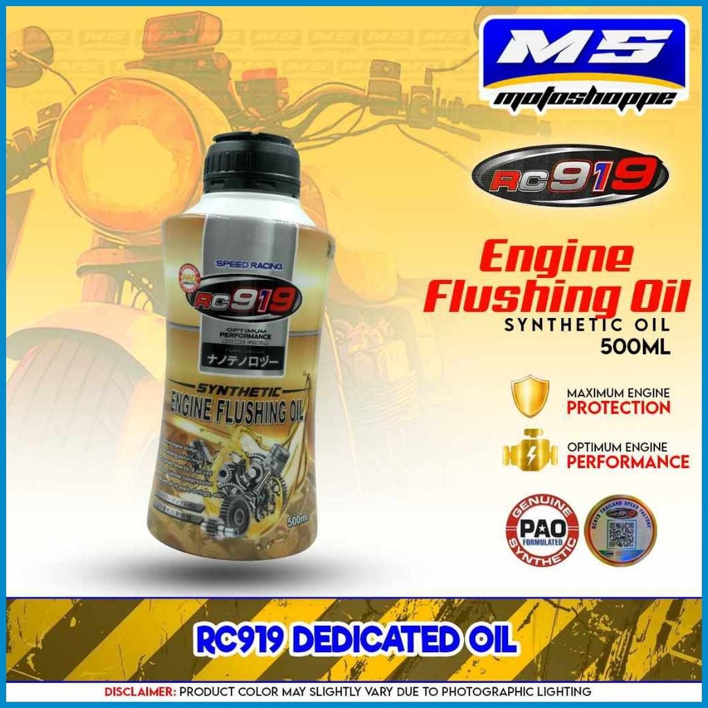 Uisdm RC919 ENGINE FLUSHING OIL 500ML & 1000ML - MOTOSHOPPE MOTORCYCLE ...