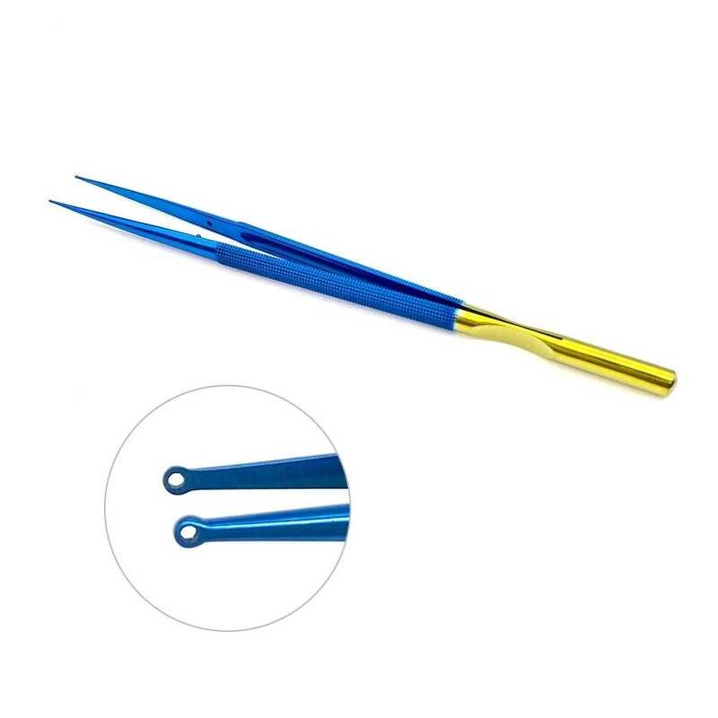 Micro Ring Forceps 1.0Mm Round Handle Vascular Forceps Micro Surgical ...