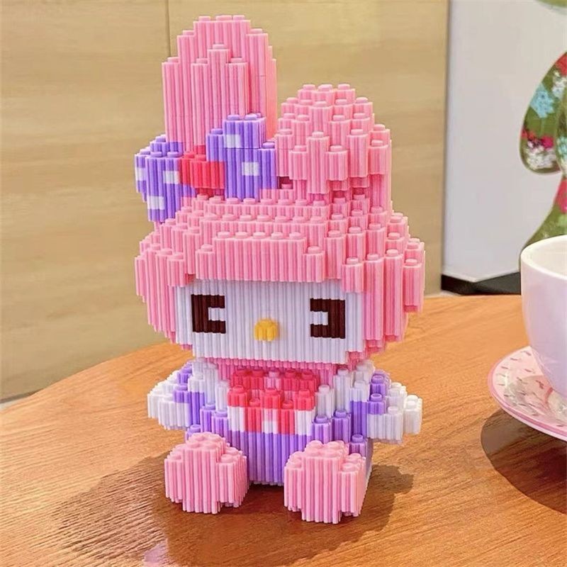 Kuromi Melody Combination Medium Cute Mini Compatible Lego Blocks ...