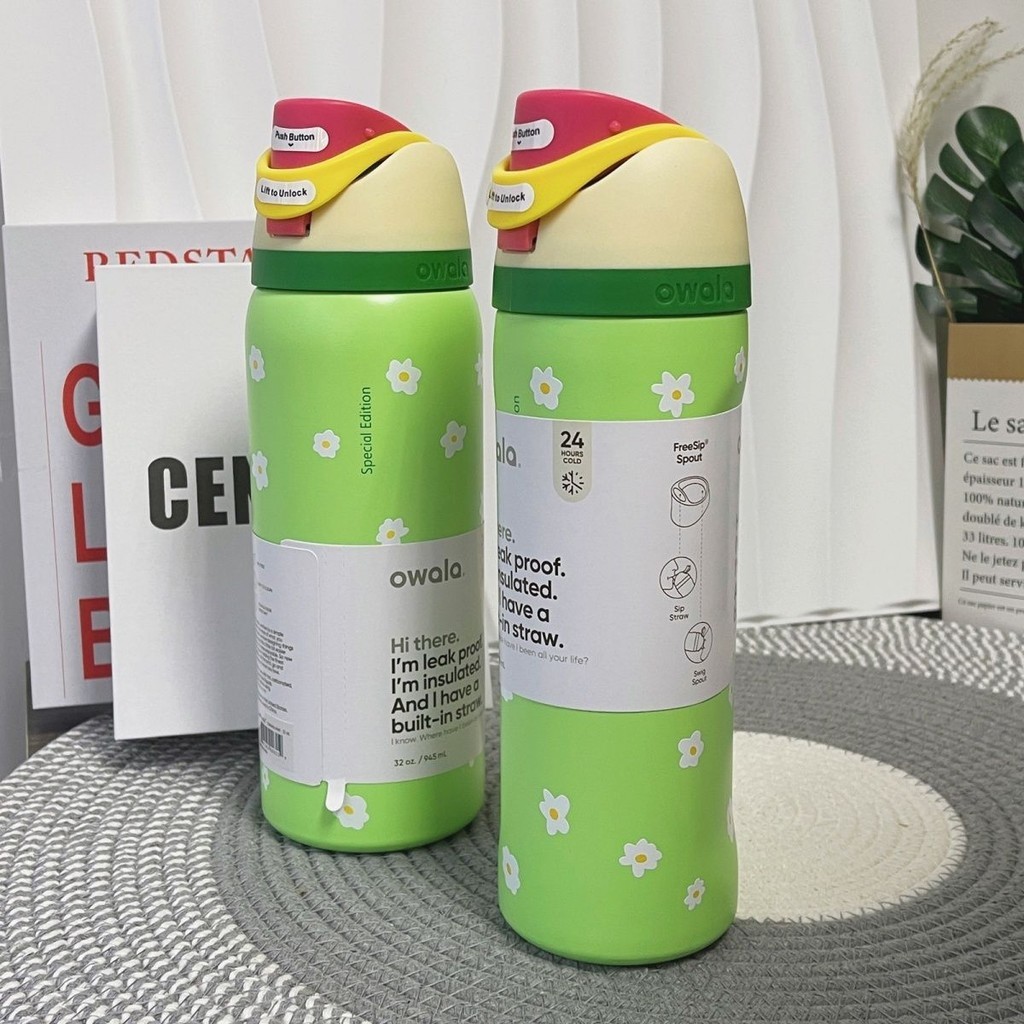 Daisy Owala Tumbler Darling UO Exclusive FreeSip 24 oz 32 oz Stainless ...