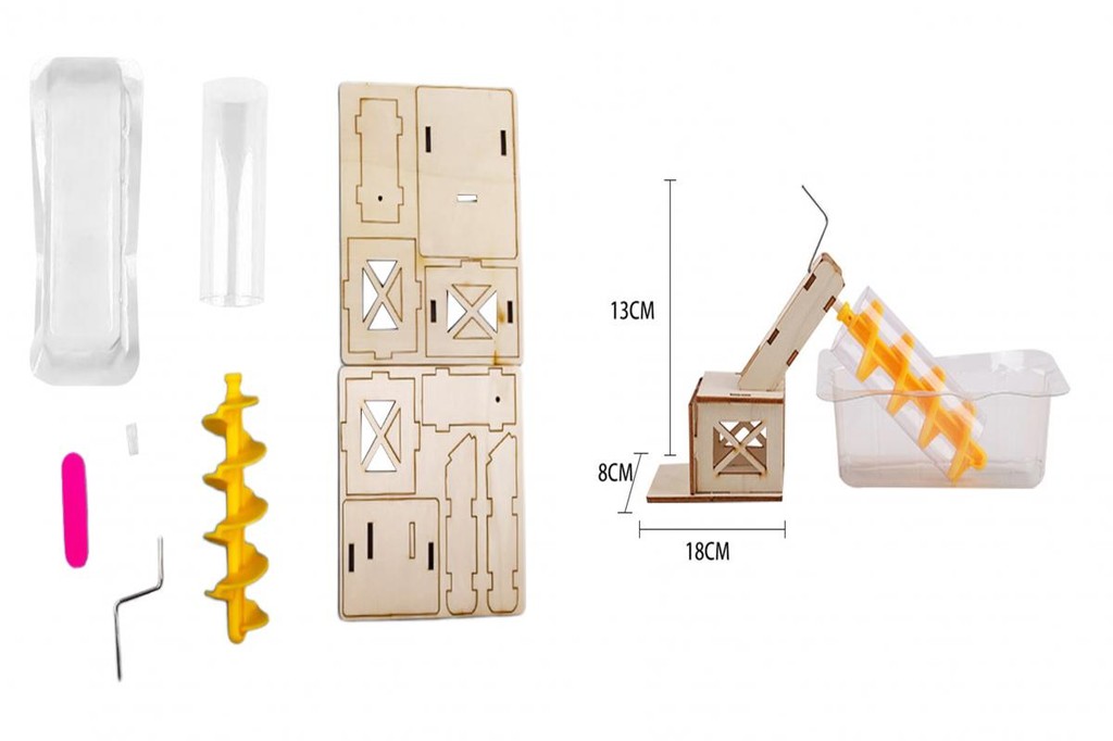 YX Stem Building Set for Kids Wooden Stem Kit Stem Educational Diy ...