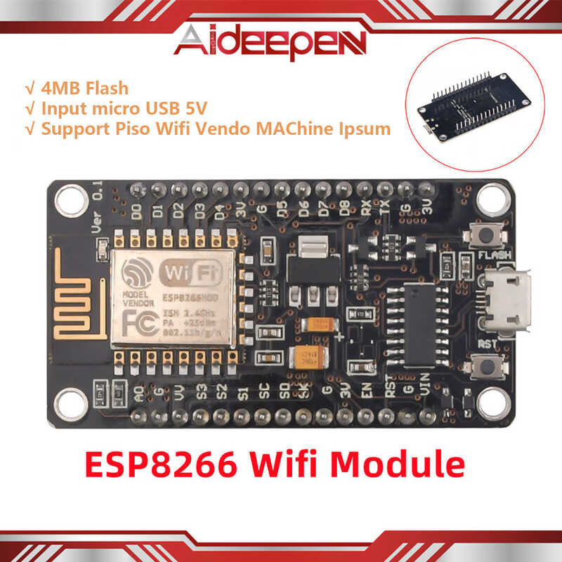 【Upgraded Version】Original Aideepen Esp8266 Wifi Module Arduino Nodemcu ...