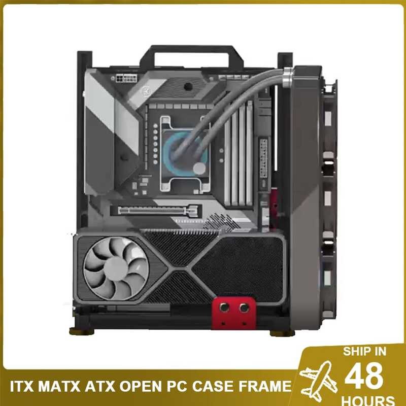 MOD Gamer Cabinet,Diy ITX MATX ATX PC Case Open Frame Rack,Water Cooler ...