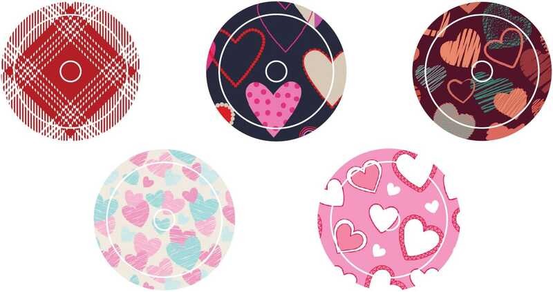 Heart Dex Styles Whisper - Adhesive Patch for Libre 2 Sensor ...