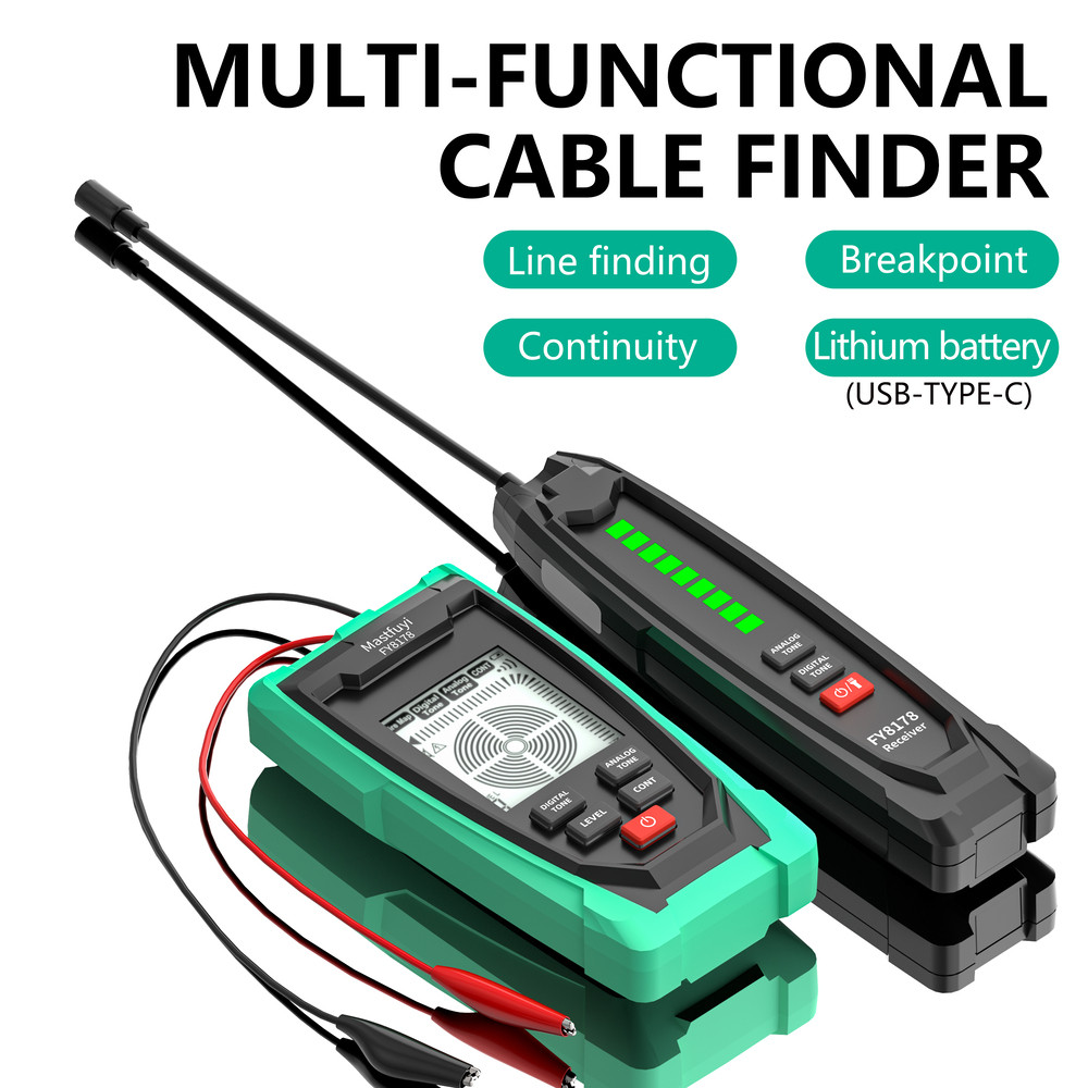 Underground Line Wall Wire Detector Advanced Cable Tracker Metal Pipe ...
