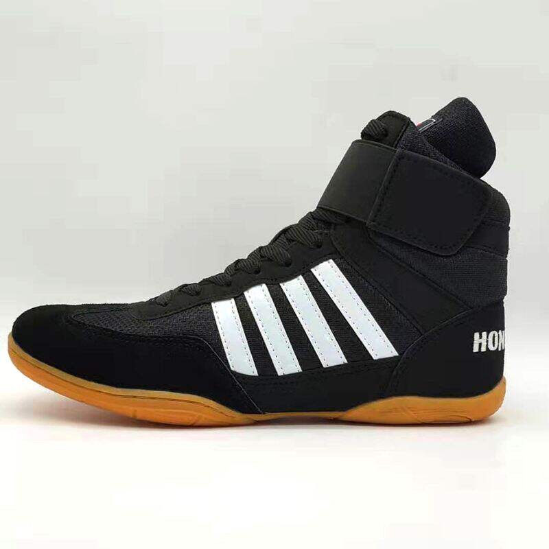 Four-bar Outsole Men's Wrestling Shoes, Boxing Shoes, Sanda Fighting ...