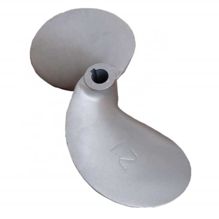736 785 12 Inch Aluminum Propeller 2 Blades Impeller For Boat Engine ...