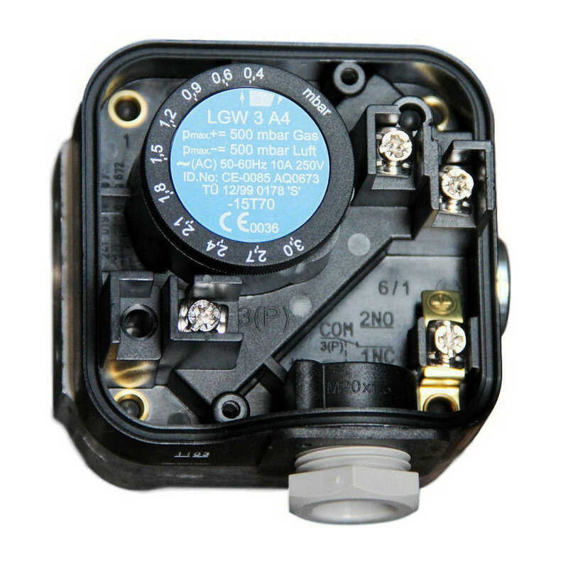 DUNGS Differential Pressure Switch LGW3A4/2 Pmax=500mbar Air Gas Exhaust Gas Pressure Monitorin ...
