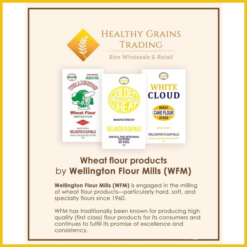 Wellington Wheat (Bread) Flour 5kg (First Class) in a Resealable ...
