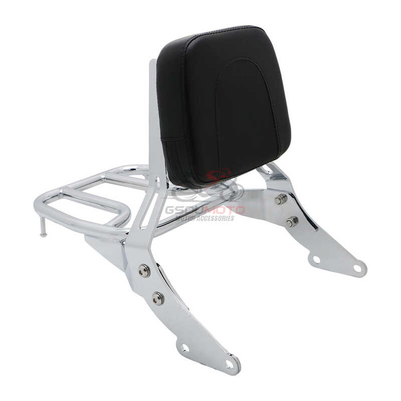 Motorcycle Rear Backrest Sissy Bar Lage Rack Para Sa Triumph Bonneville ...