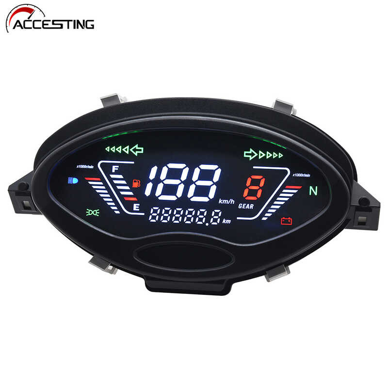 Motorcycle Digital Instrument Assembly For WAVE125 Women's Scooter ...