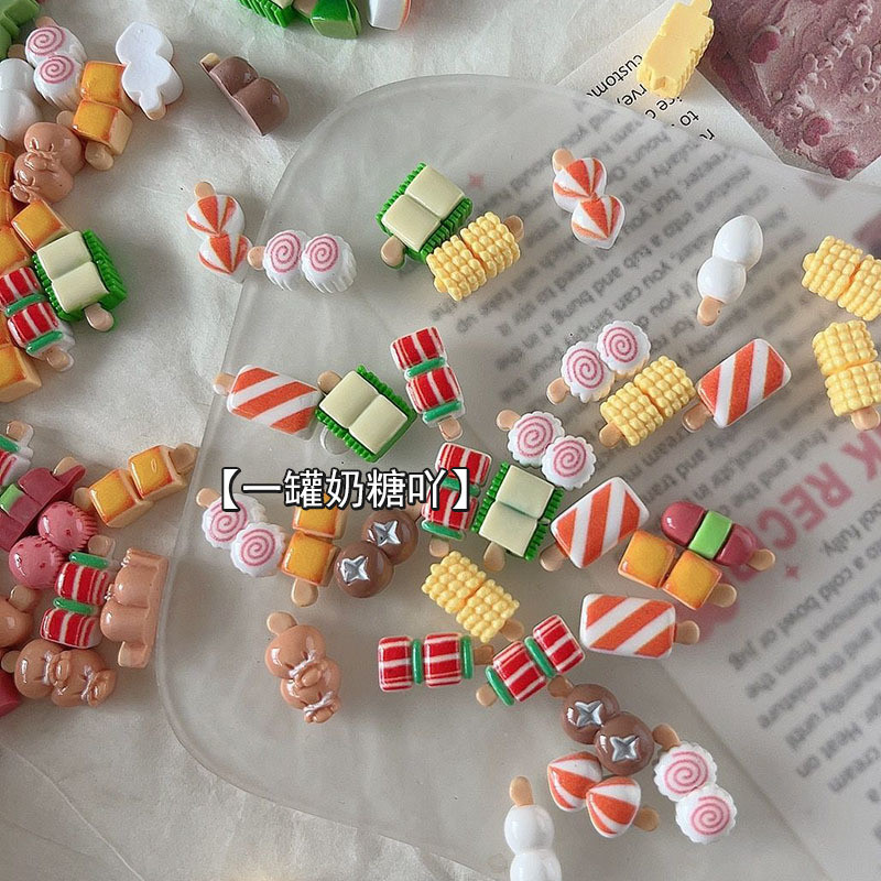 [100One in Stock]Oden Simulation Food Toy Mini Hot Pot Spicy Skewers ...