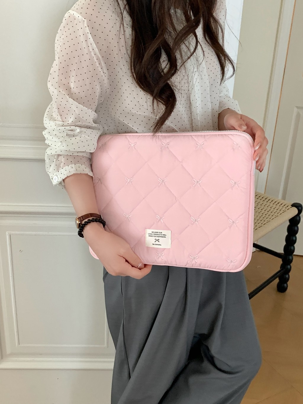Laptop Bag Ins Original Cool Bow Shockproof Tablet PC Liner Package ...