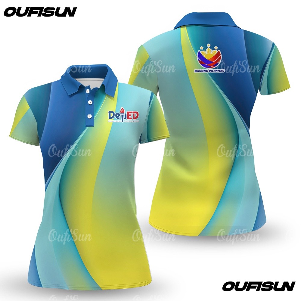 2025 Summer High-Quality Deped Uniform For Men Matatag Teacher Day Polo ...