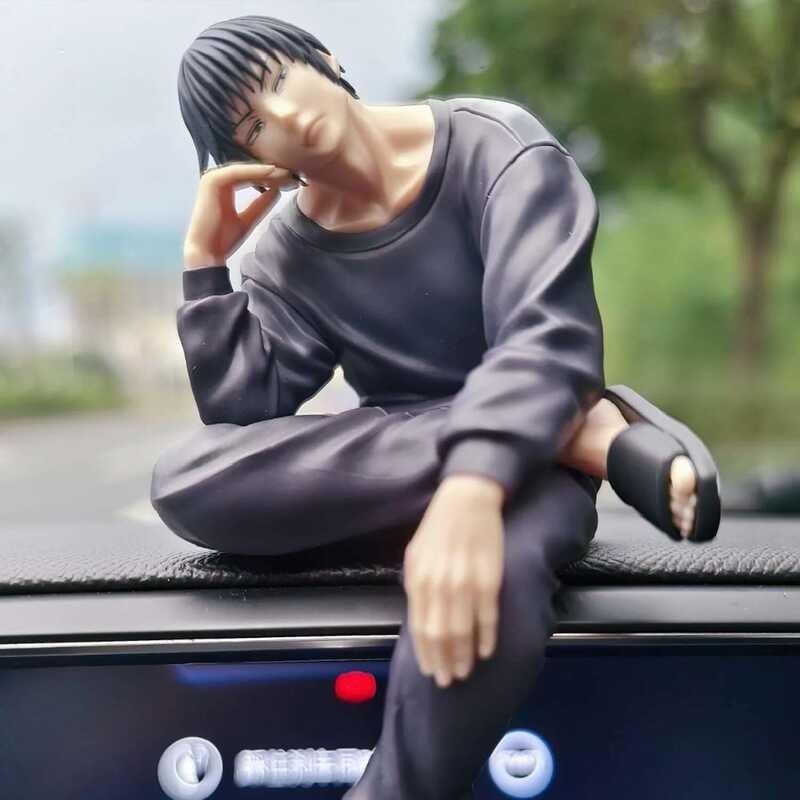 Anime JJK Figures Toji Fushiguro Sitting Pose Model Action Figure Toy ...