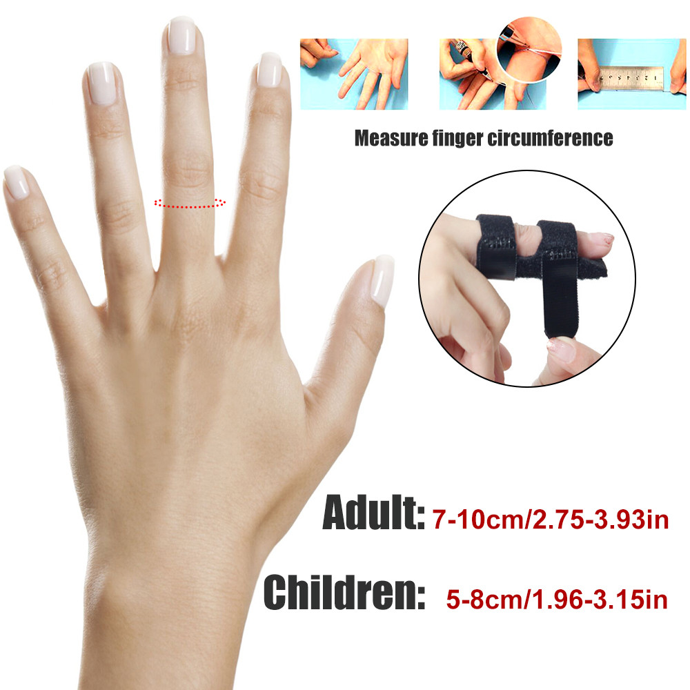 Pain Relief Trigger Finger Fixing Splint Straighten Brace Adjustable ...