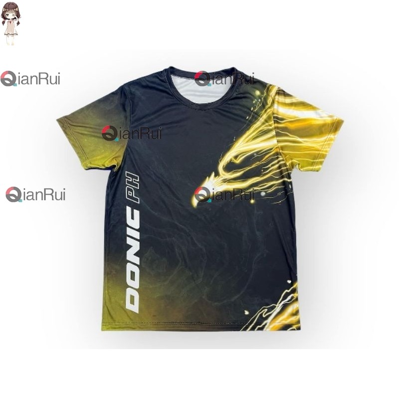 DONIC PROMO AGILA TABLE TENNIS SHIRT(FREE PRINTING OF ONE'S OWN NAME ...