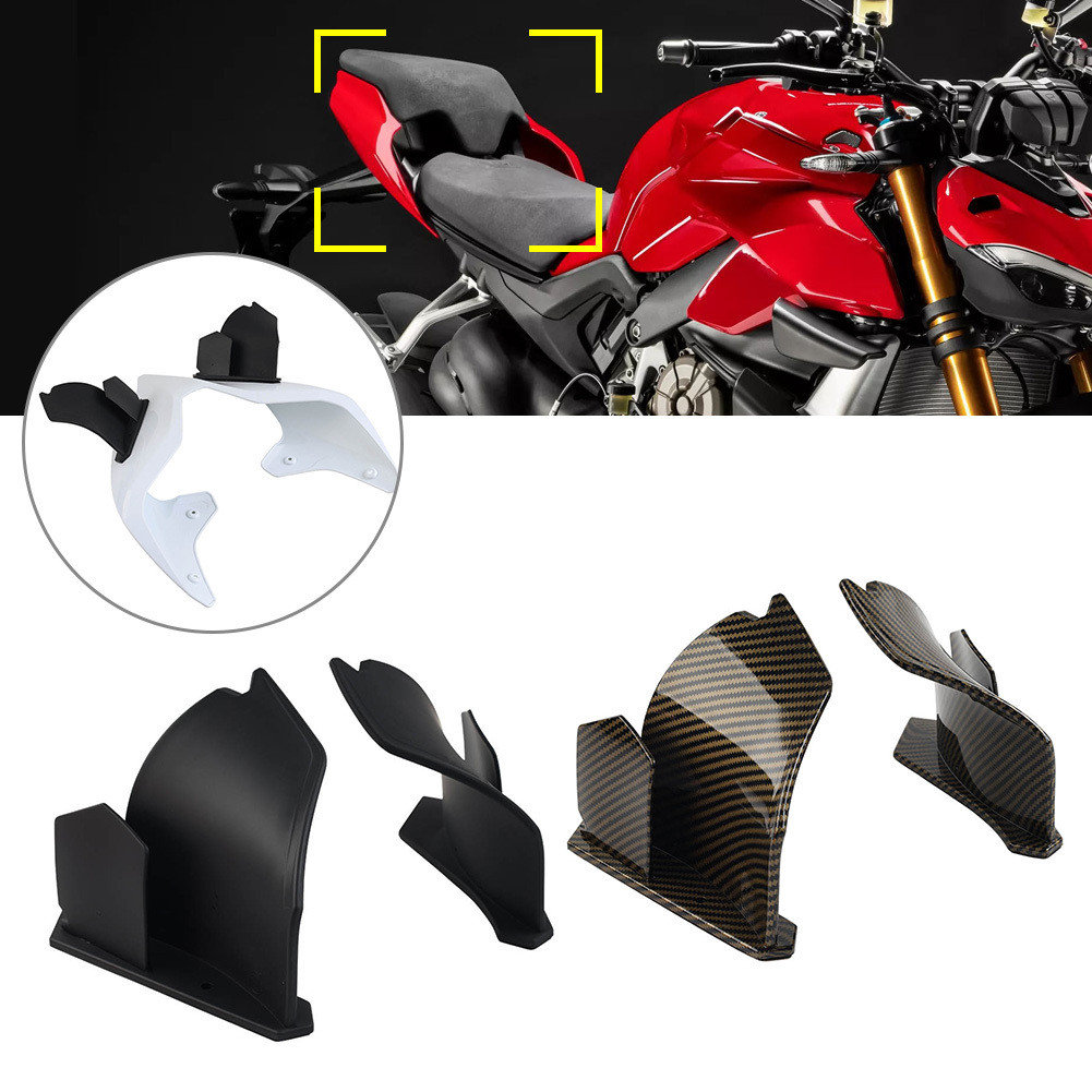 Motorcycle b Rear Tail Spoiler Fixed Wing Fairing Winglet For DUCATI ...