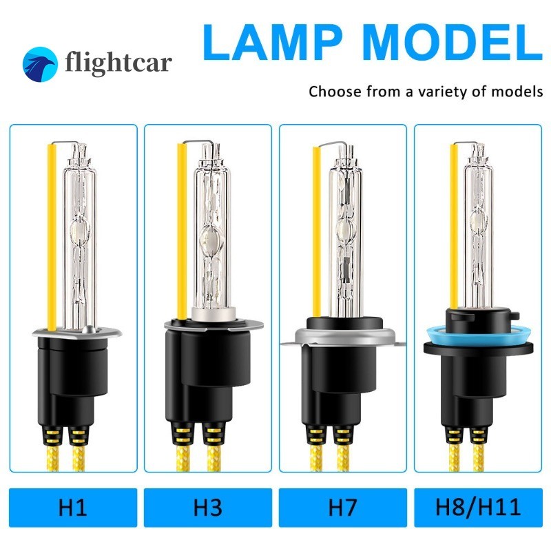 FT 2PCS HID Xenon Bulb Car Xenon Bulb Car Light HID Xenon Headlight Bulb Replacement Bulb H1 H3 ...