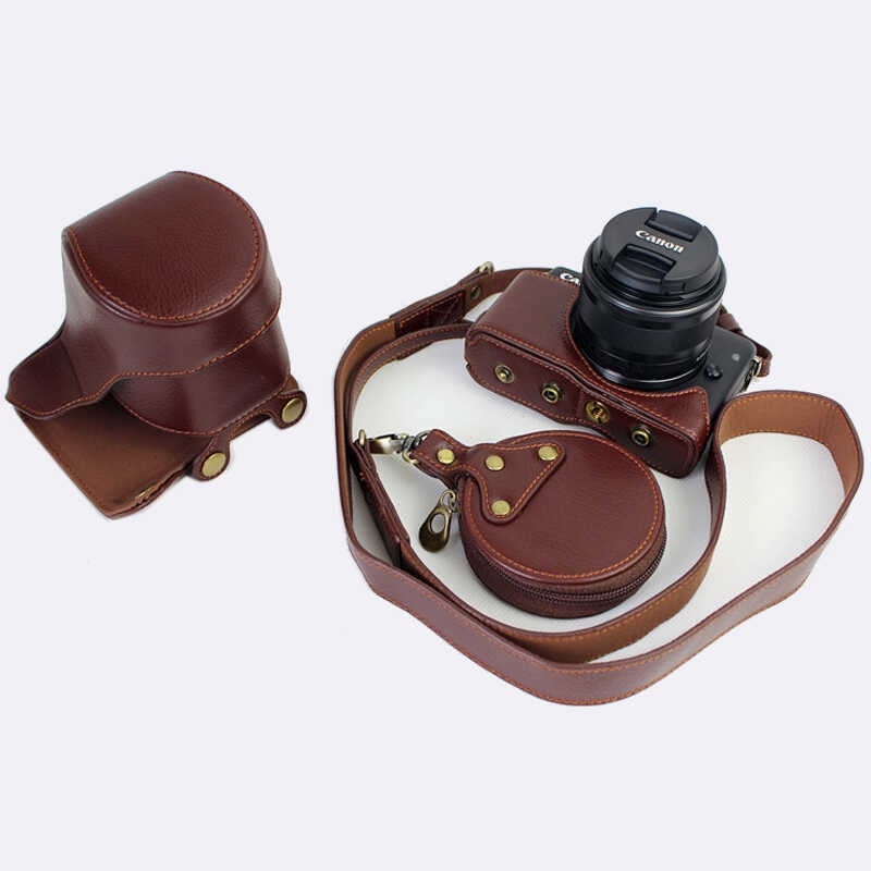 Canon Micro Camera EOS M10 M100 Special Leather Cover, Genuine Leather ...