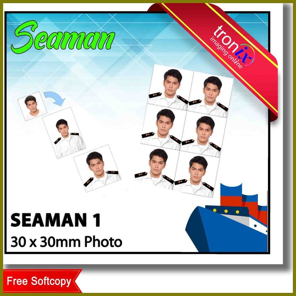 ⚠ ∫ Tronix Imaging Seaman Id Picture With Free Soft Copy (To Be Send ...