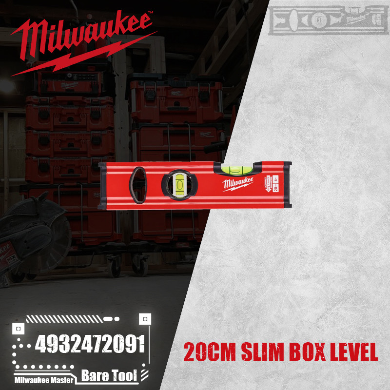 Milwaukee Slim Box Level 20/40/60/80/100cm 4932472091/4932459090 ...