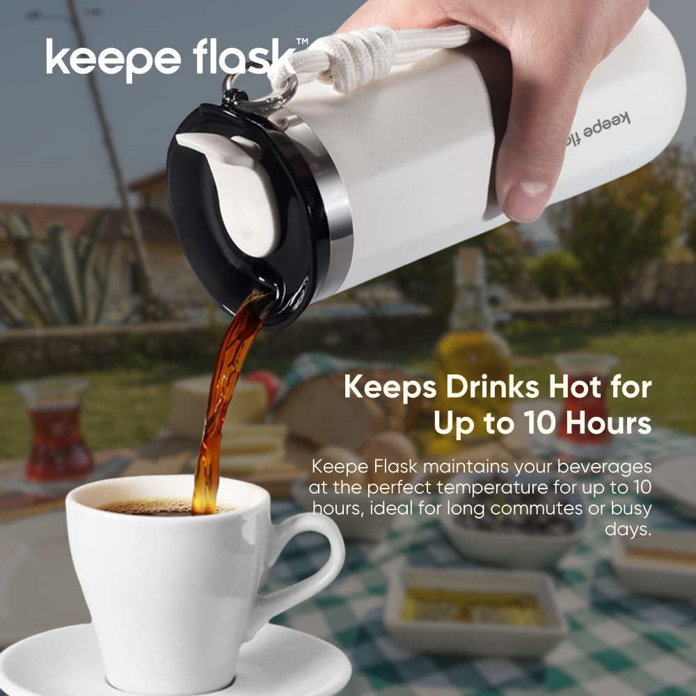 [Name Engraving] Keepe Flask Stainless Steel Pink Coffee Mug Insulated ...