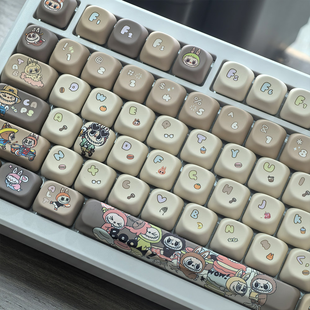 LABUBU Keycap MOA Profile 120+ Keys PBT Dye Sublimation Wooting MAD ...