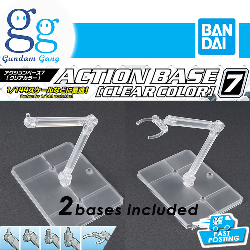 Bandai Action Base 6 Action Base 7 Action Base 8 Transparent Clear MG ...
