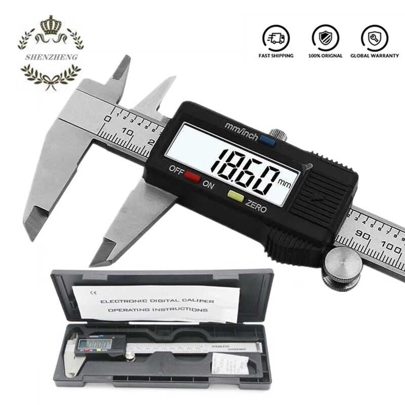 Digital f Vernier caliper STEEL Calibres ELEctronic RULER CALIbrator ...