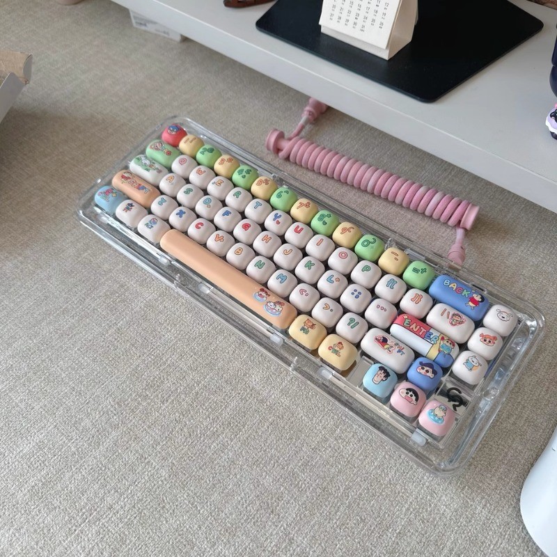 Crayon Shin-chan Keycap MOG Profile 140 Keys PBT Five-sided Dye ...