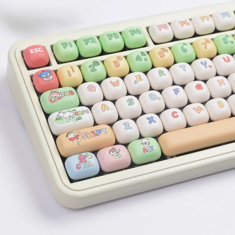 Crayon Shin-chan Keycap MOG Profile 140 Keys PBT Five-sided Dye ...