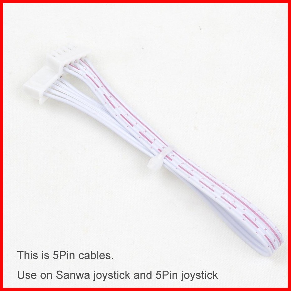 ∈ 5-Pin Female Harness Wire for SANWA JLF Joystick / Zero Delay USB ...