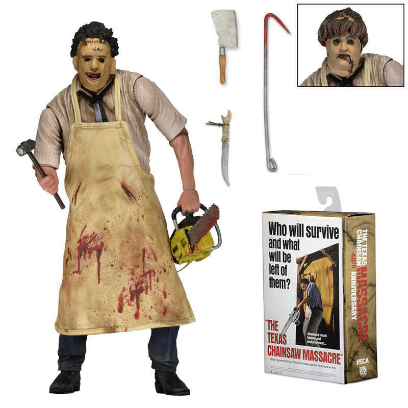 NECA Texas Chainsaw Human Fury Leather Face 40th Anniversary Edition ...