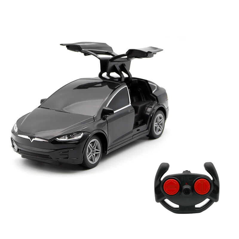 LY 1:24 Tesla Rc 4-Channel Drfit Remote Control Car With Lights ...