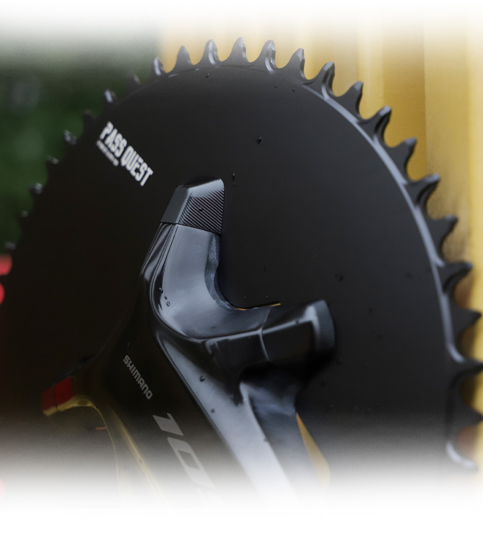 PASS QUEST Chainring R7100 110BCD 4-bolt AERO for Shimano 105 R7100 ...