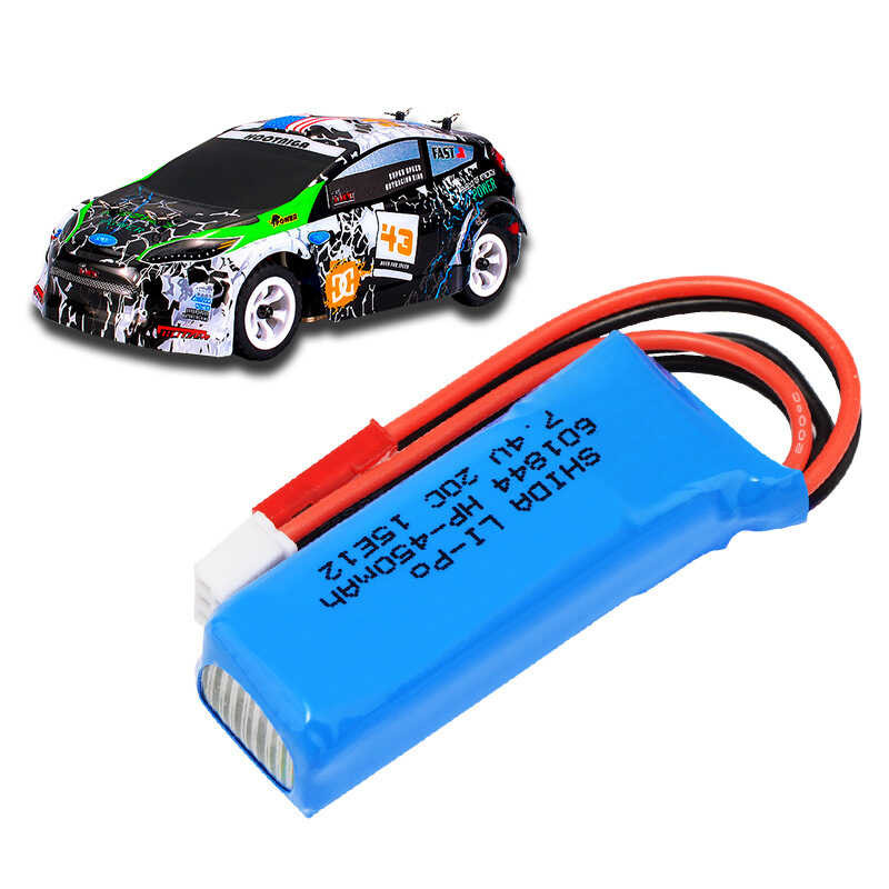 Lithium Modified Battery 7.4V 450Mah Remote Control Mosquito Car K989 ...