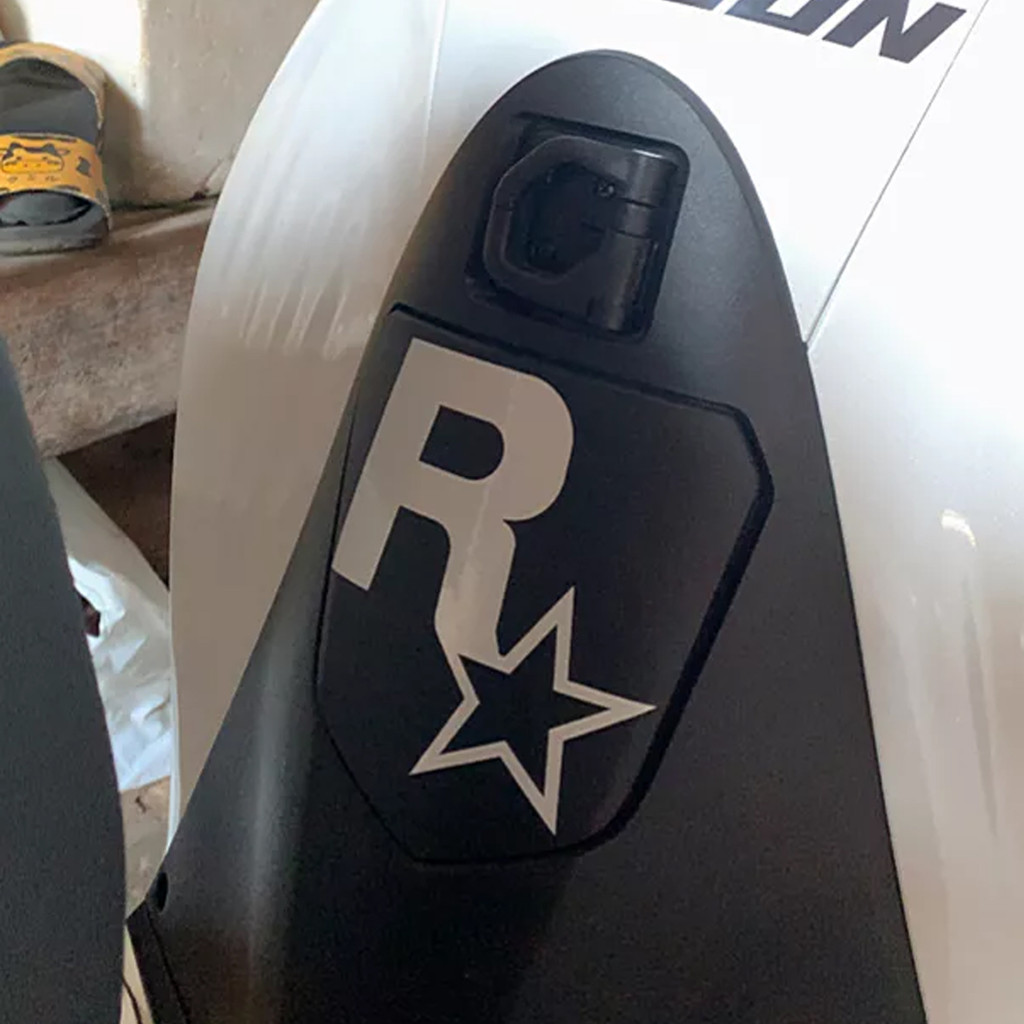 GTA Logo Sticker for Motor Motorcycle Stickers Waterproof San Andreas ...