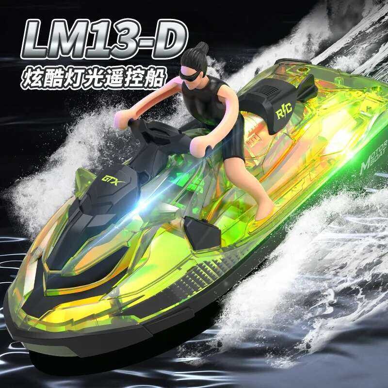 Rc Boat Lm13-A Mini Jet Ski High-Speed Rc Motorboat 2.4g Remote Control ...