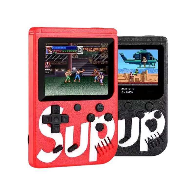 Arcade Sup, game nostalgic old-fashioned handheld console, connected to ...