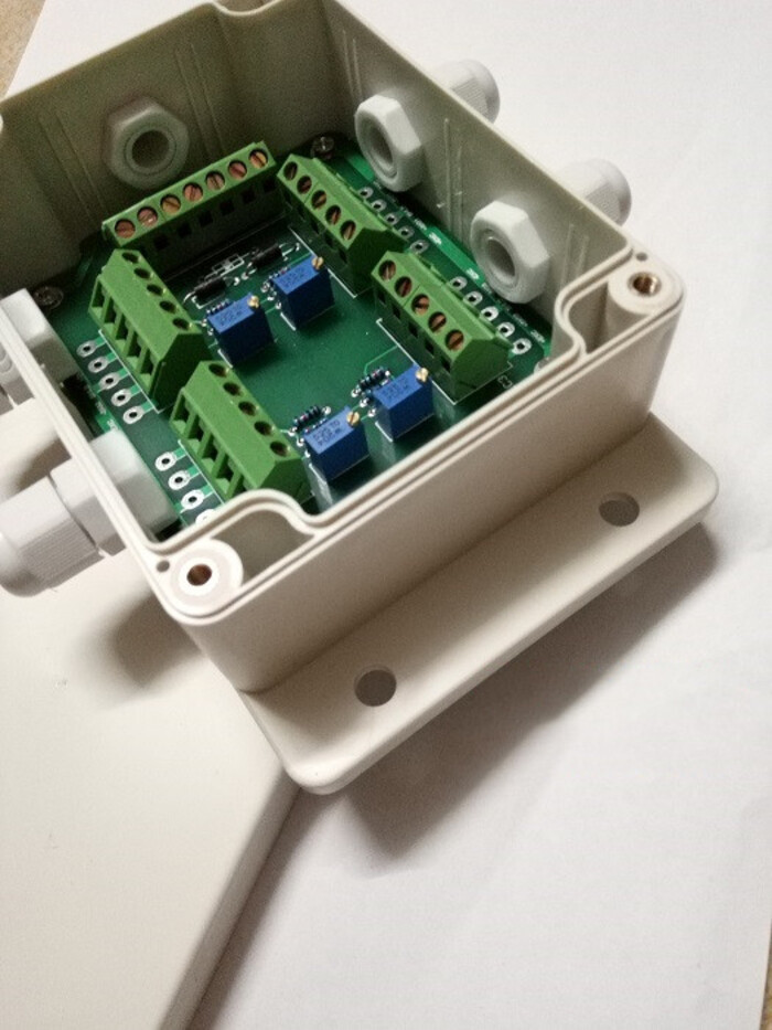 Four Inputs One Output load Cell Junction box / loadometer Weighing ...