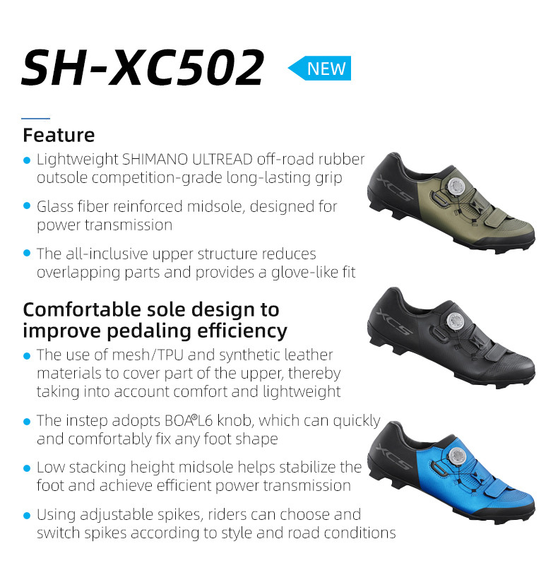 SHIMANO XC502 MTB Bike Lock Shoes Shimano Lock Shoes Bike Riding Lock ...