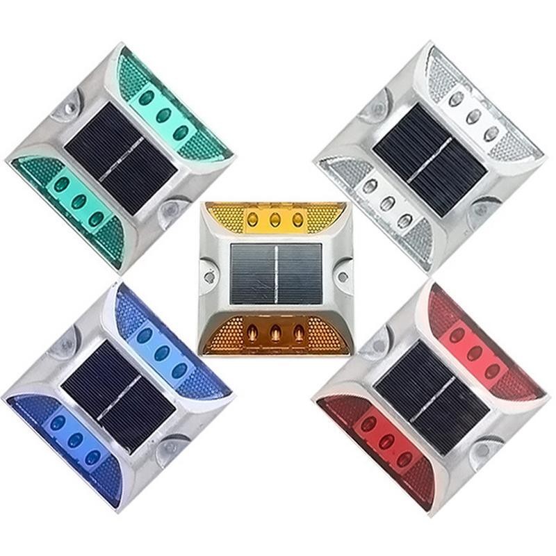 Driveway Reflectors Pathway Lasting Outdoor Warning Step Lights Solar ...